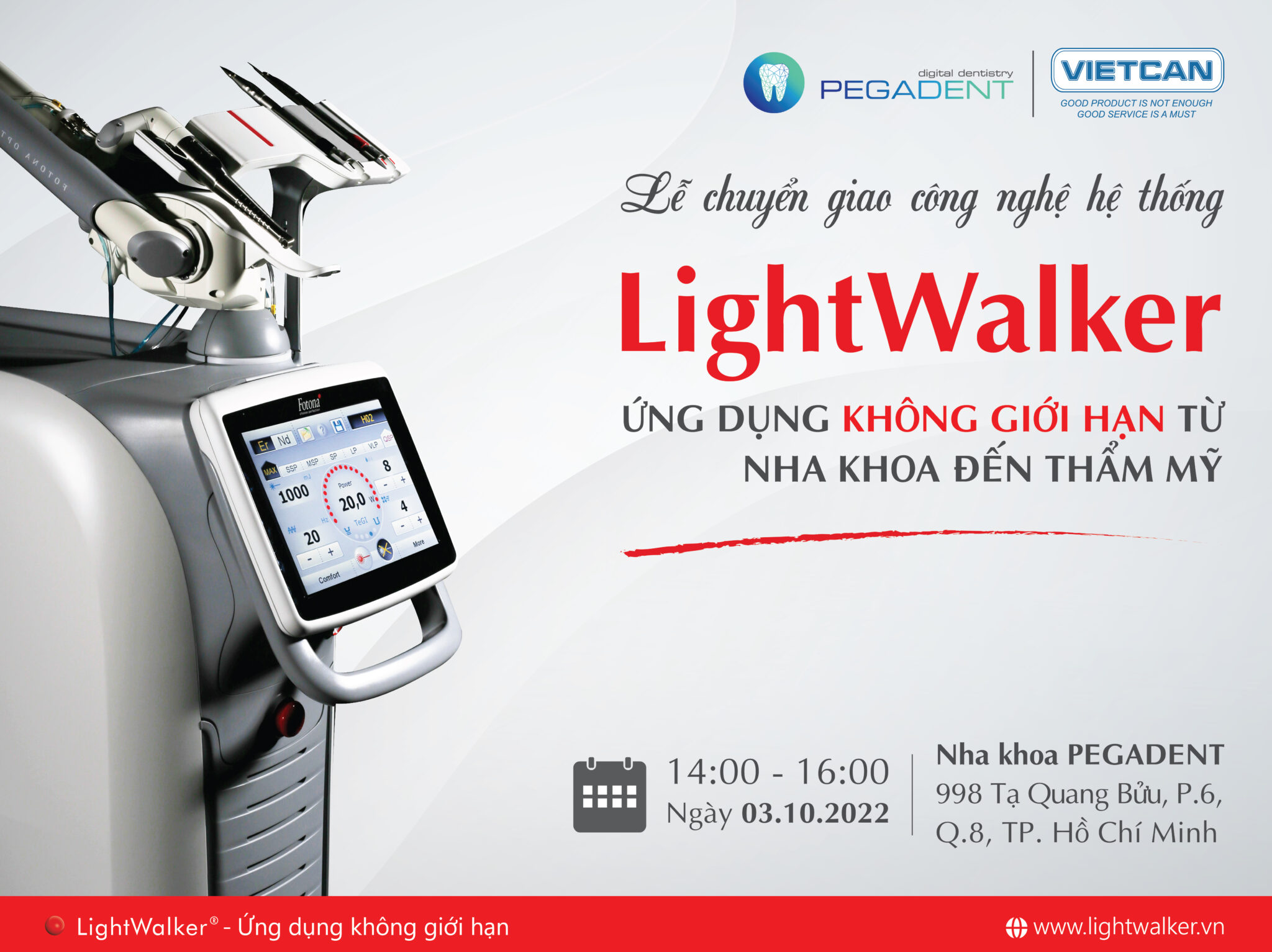 LỄ CHUYỂN GIAO CÔNG NGHỆ HỆ THỐNG LASER LIGHTWALKER | Công ty Cổ phần ...